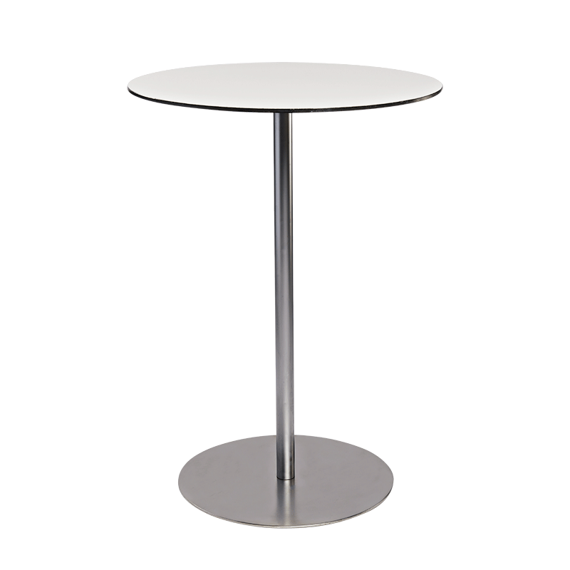 Location Mange debout Brio avec tablette ronde blanche Ø 75cm - Options